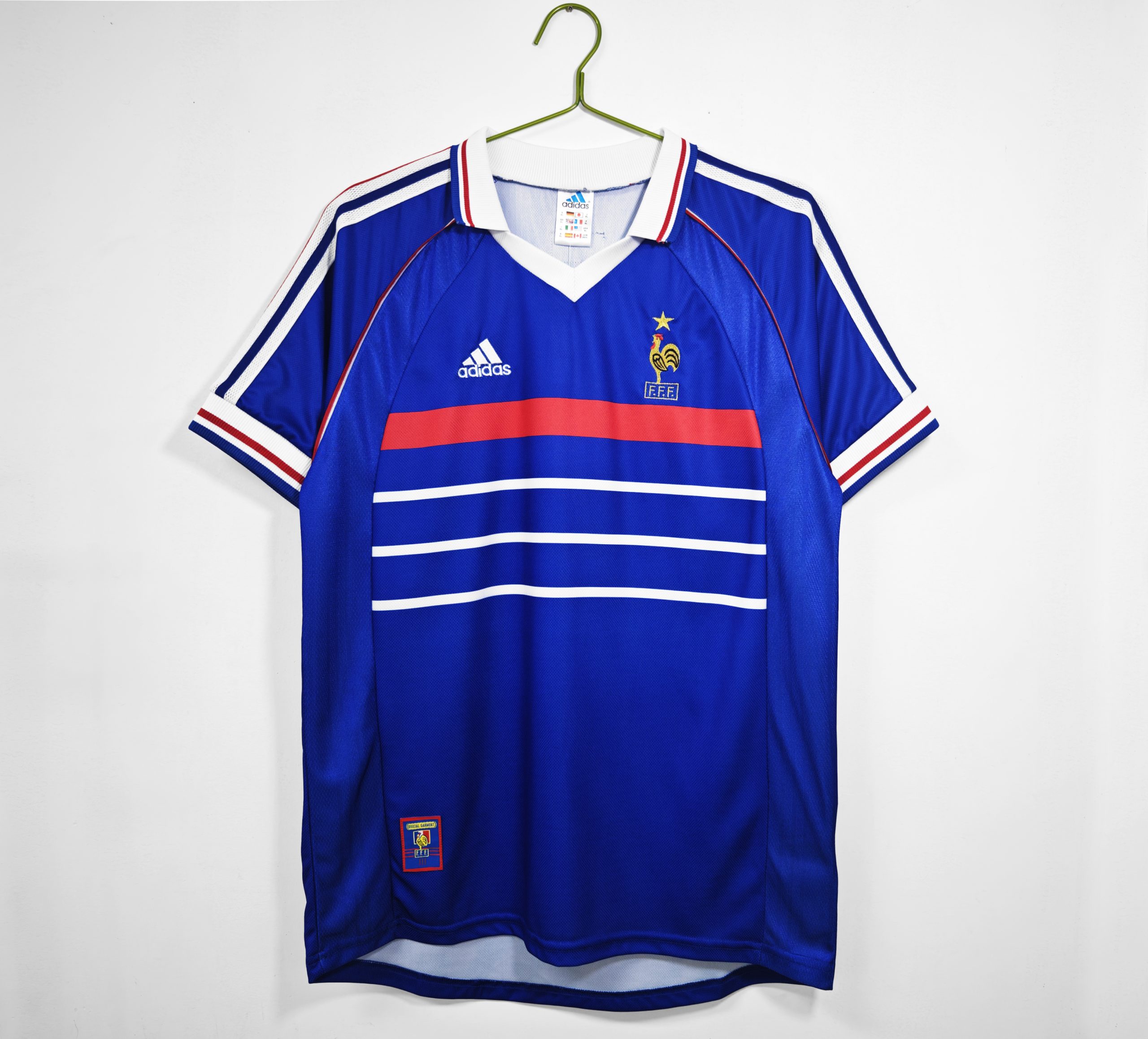 Retro 1998 France Home Kit – sanbaer