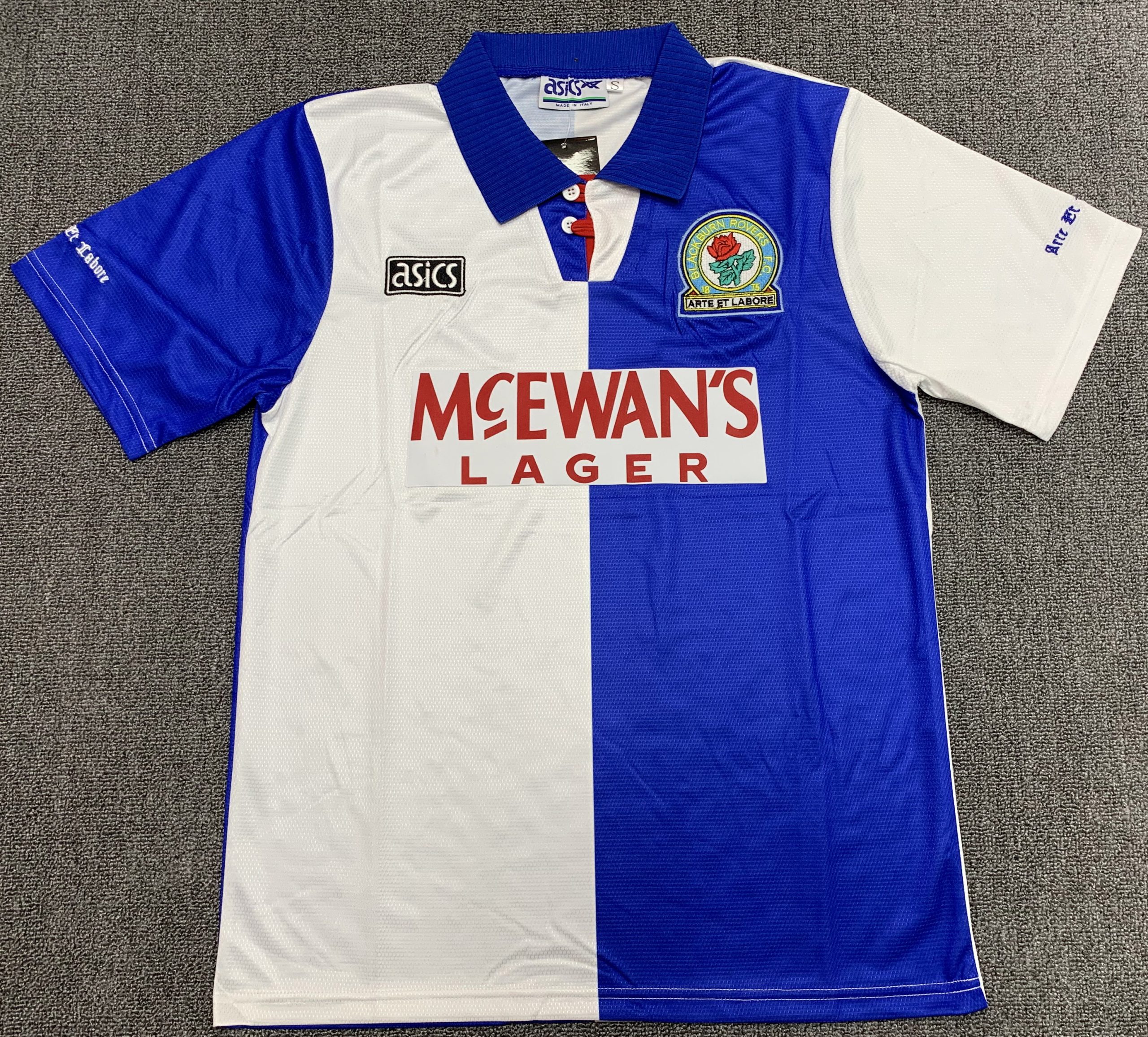 Retro 1994-95 Blackburn Rovers Home Kit – sanbaer